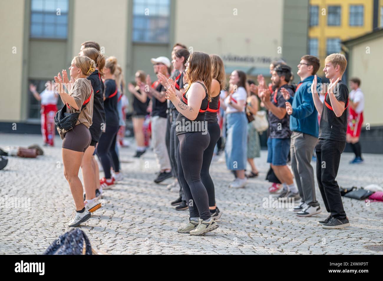 Students in costumes gather at the beginning of their freshman year for ...