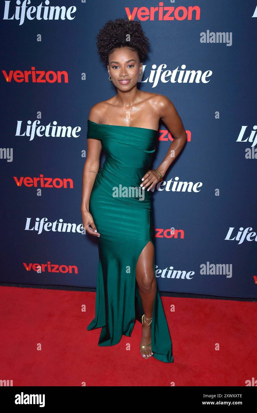 Leesie Pinto bei der Premiere des Lifetime Fernsehfilms Terry McMillan ...