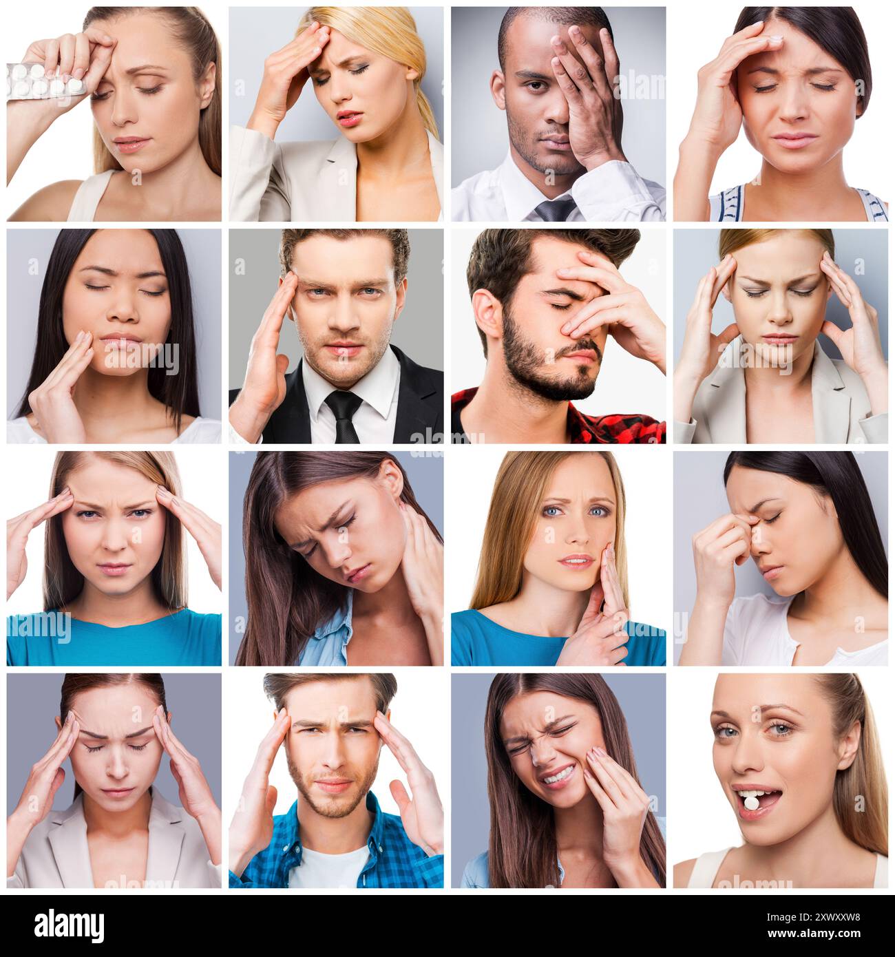 Digital composite young multi ethnic Cut Out Stock Images & Pictures ...