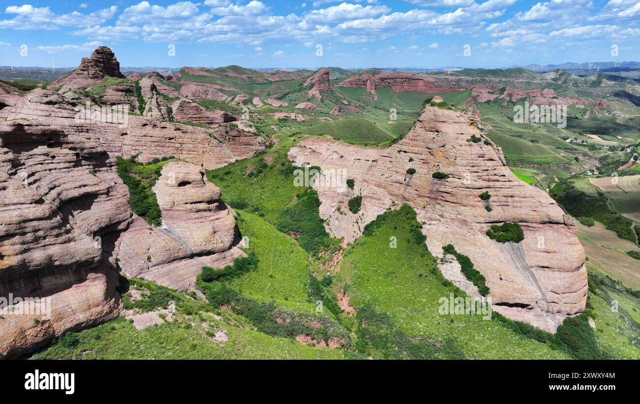 Guyuan, China's Ningxia Hui Autonomous Region. 18th Aug, 2024. An ...