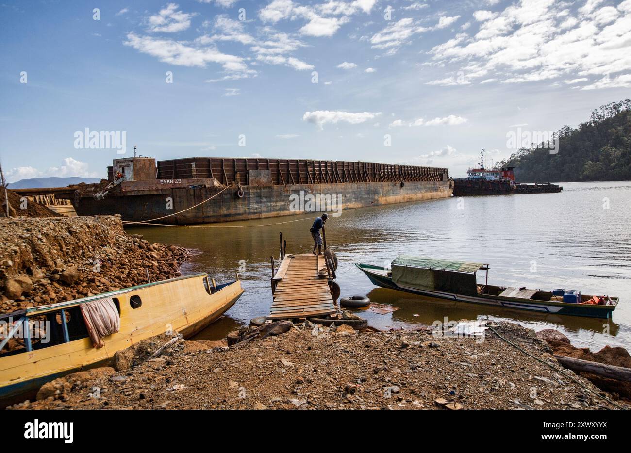 Nickel extraction in Sulawesi, Indonesia, Asia Stock Photo - Alamy