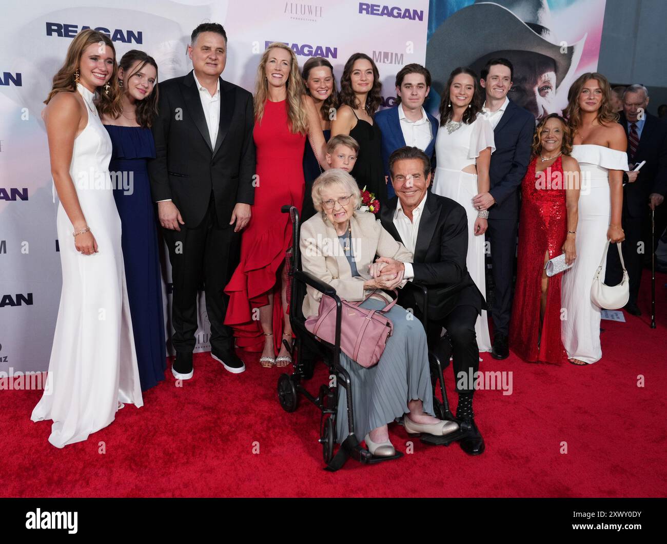 Los Angeles, USA. 20th Aug, 2024. Dennis Quaid with Mark Joseph and ...
