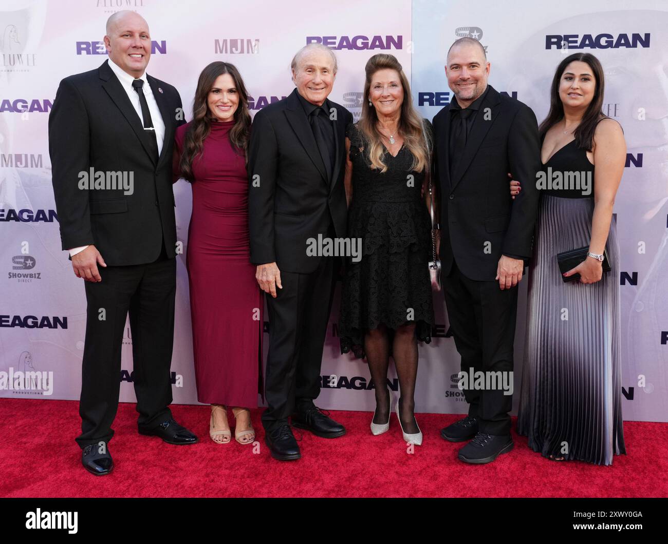 Los Angeles, USA. 20th Aug, 2024. (L-R) Joe Dunster, Ashley Reagan ...