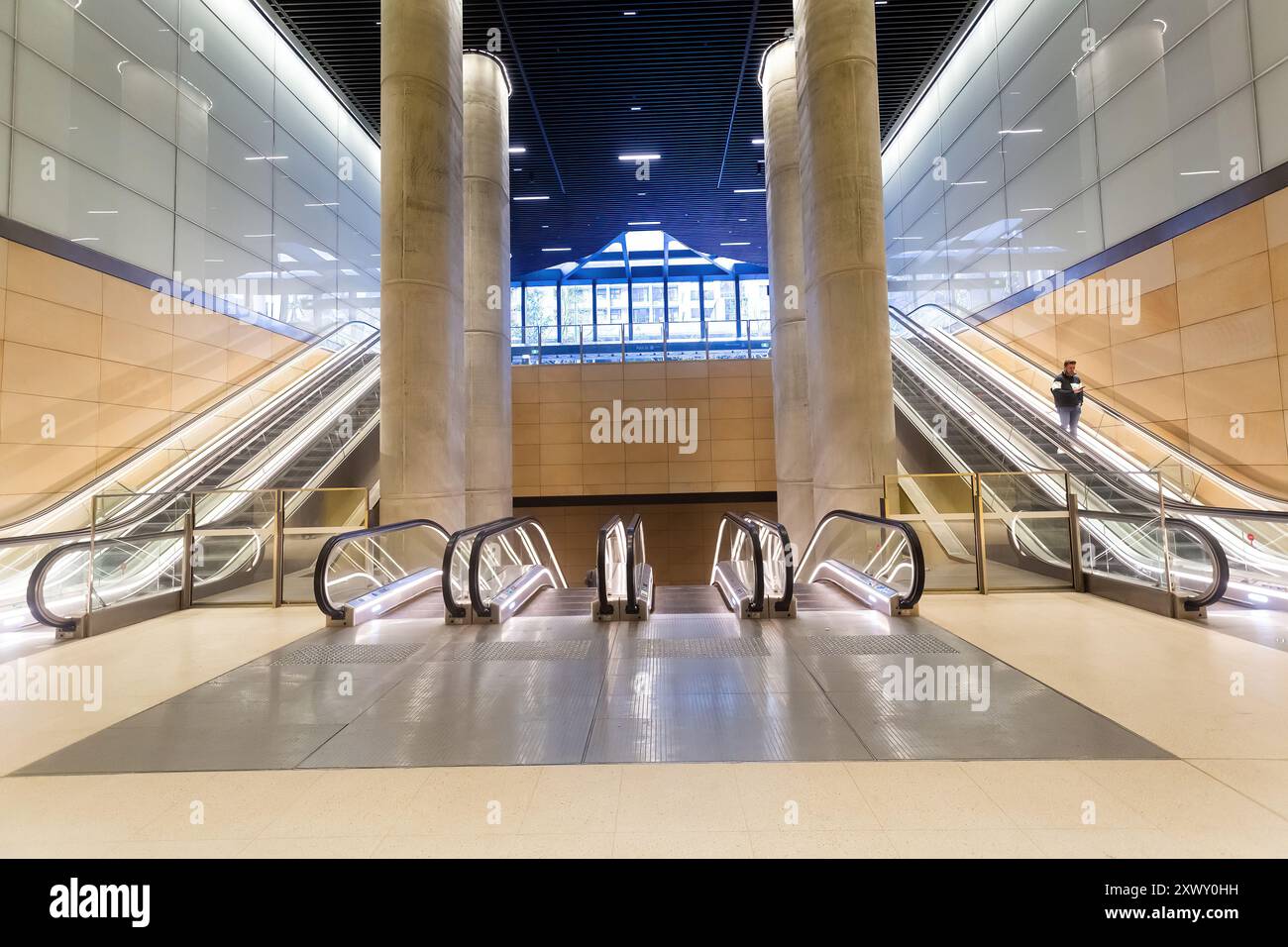 Sydney, Australia, Wednesday, 21st August,2024. Gadigal Station which ...
