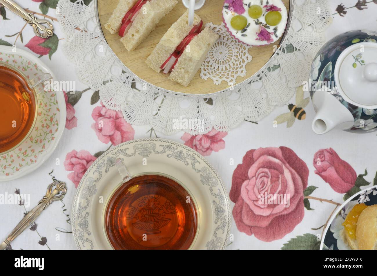Top view five cream hi-res stock photography and images - Alamy
