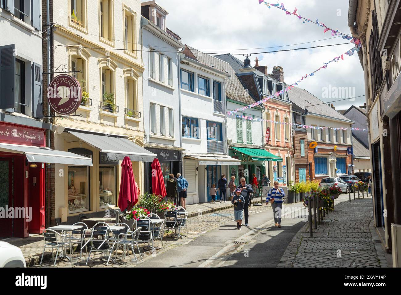 Rue de la Ferte, Saint valery sur somme, France Stock Photo - Alamy