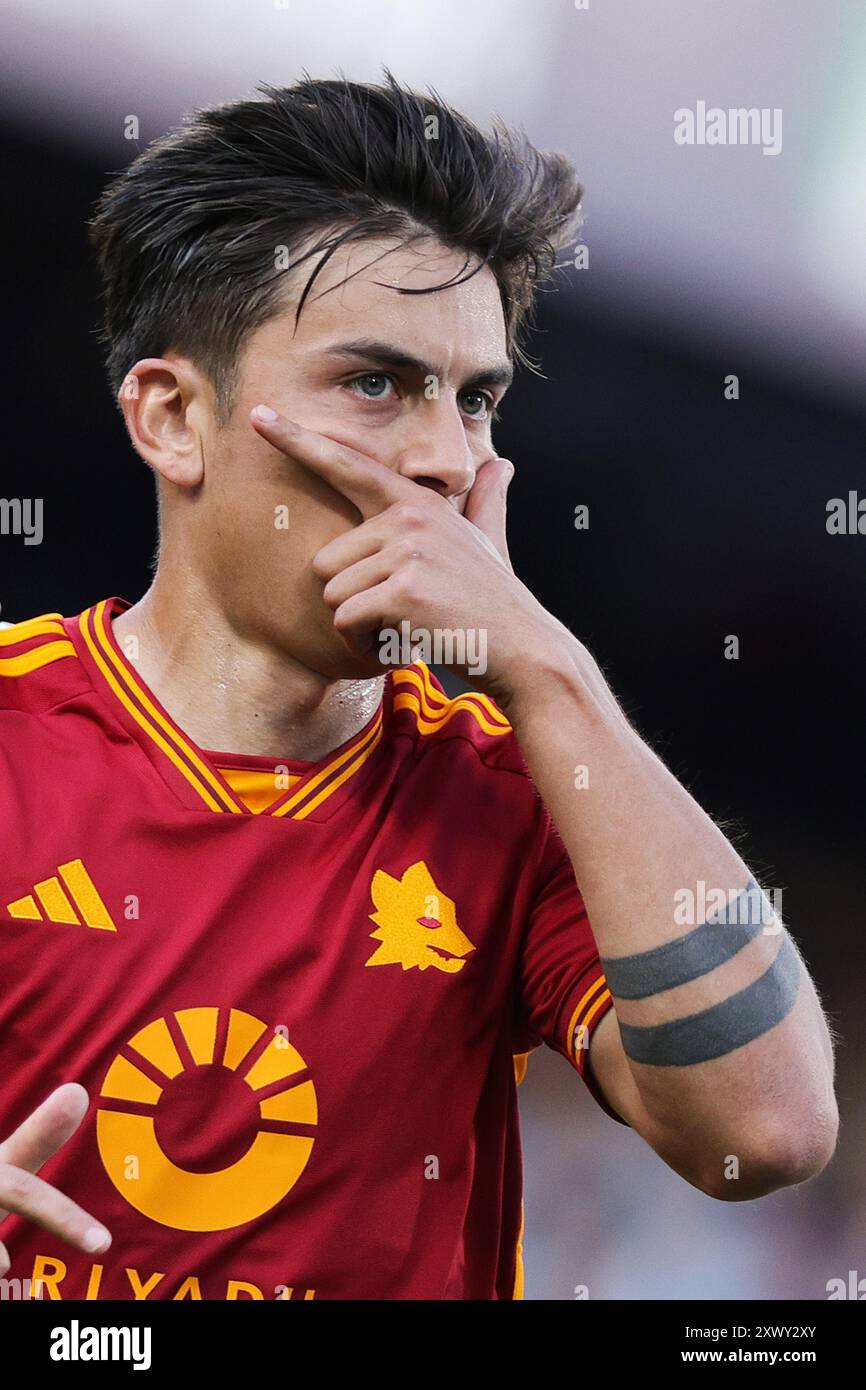 Paulo Dybala of Roma celebrates after scoring 0-1 goal during the ...
