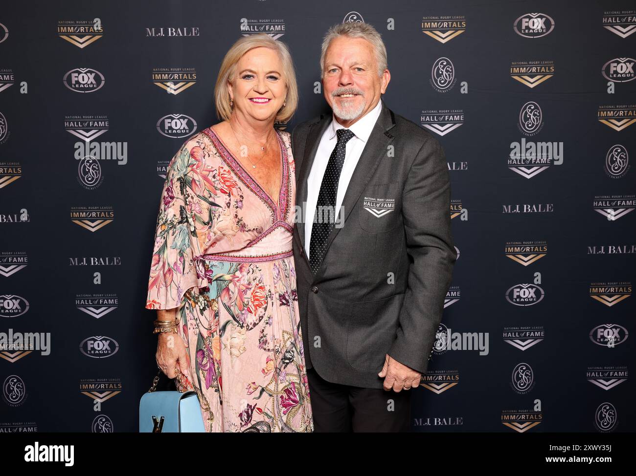 Sydney, Australia. 21st Aug, 2024. Kerry Boustead and wife Leigh during ...