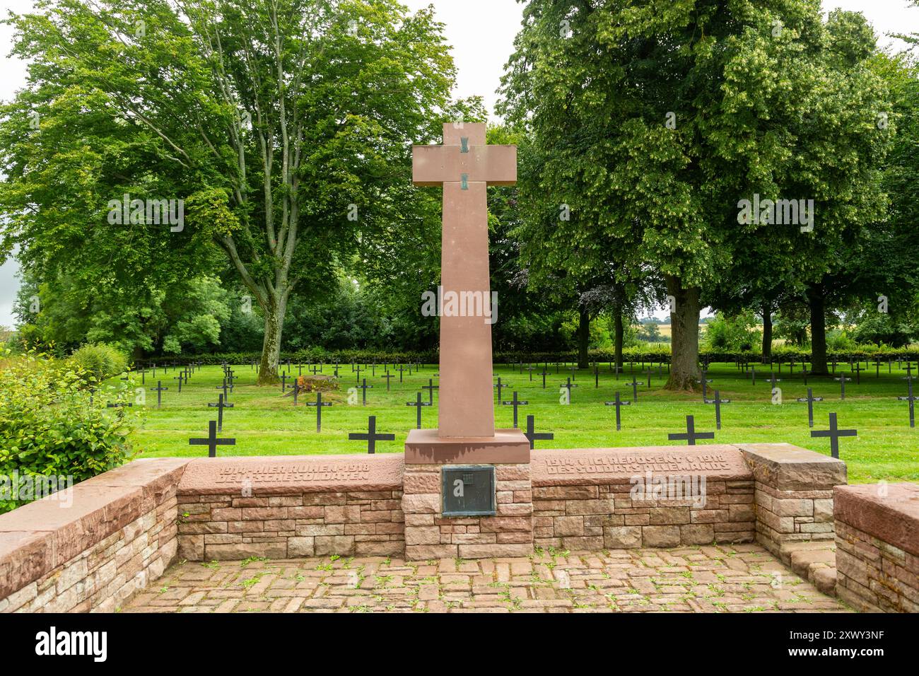 Achiet-le-Petit German Military Cemetery for the dead of the First ...