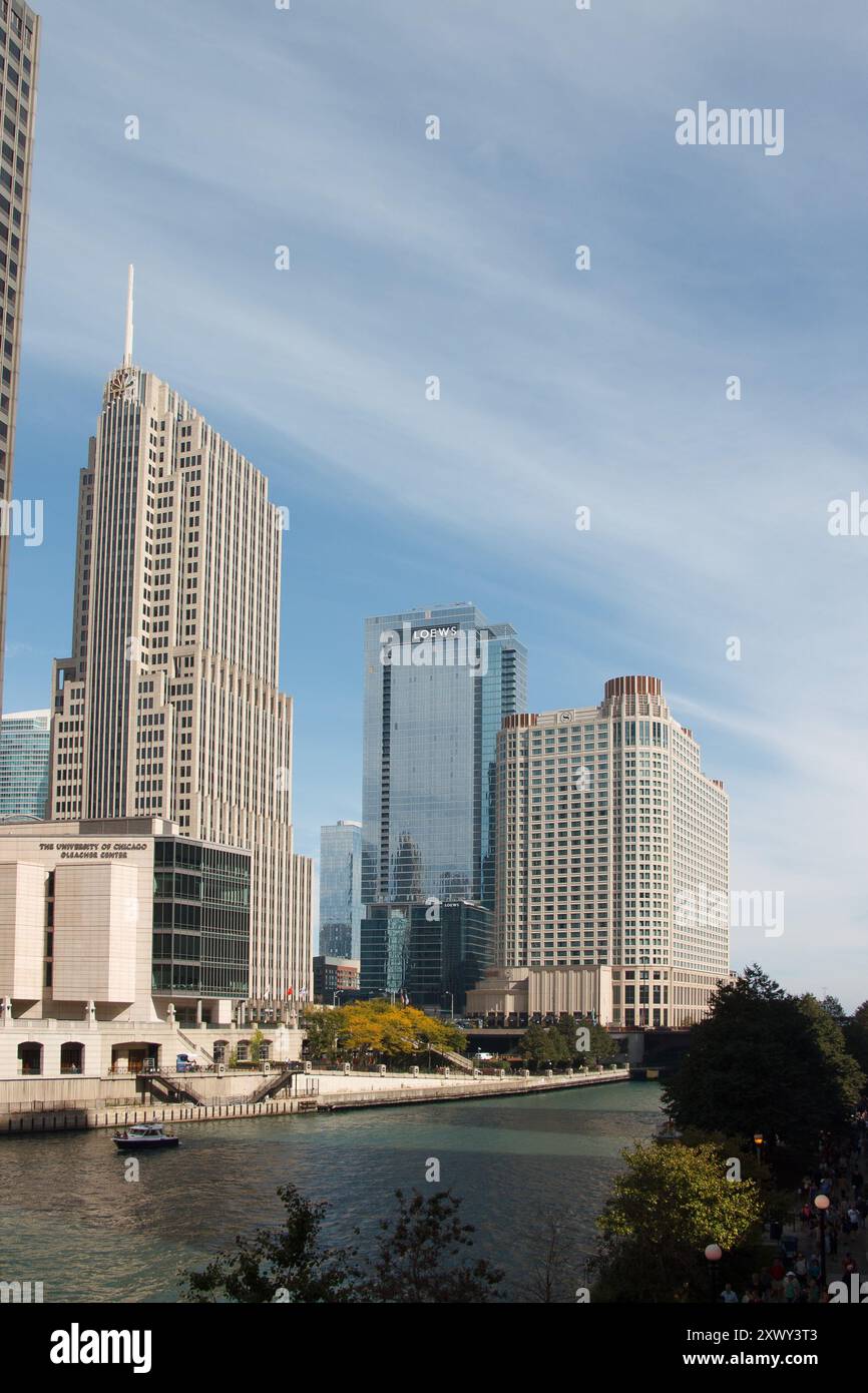 Nbc Tower Chicago Chicago, Illinois, USA. The NBC Tower In Downtown