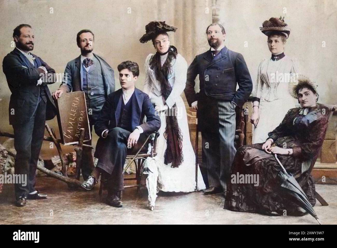 Pietro Mascagni (1863-1945) and interpreters of Cavalleria Rusticana ...