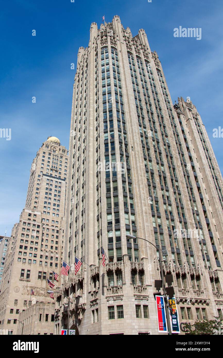 Tribune tower building in hi-res stock photography and images - Alamy