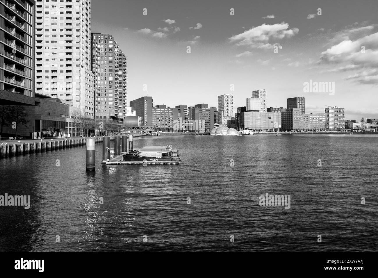 Rotterdam city living Black and White Stock Photos & Images - Alamy
