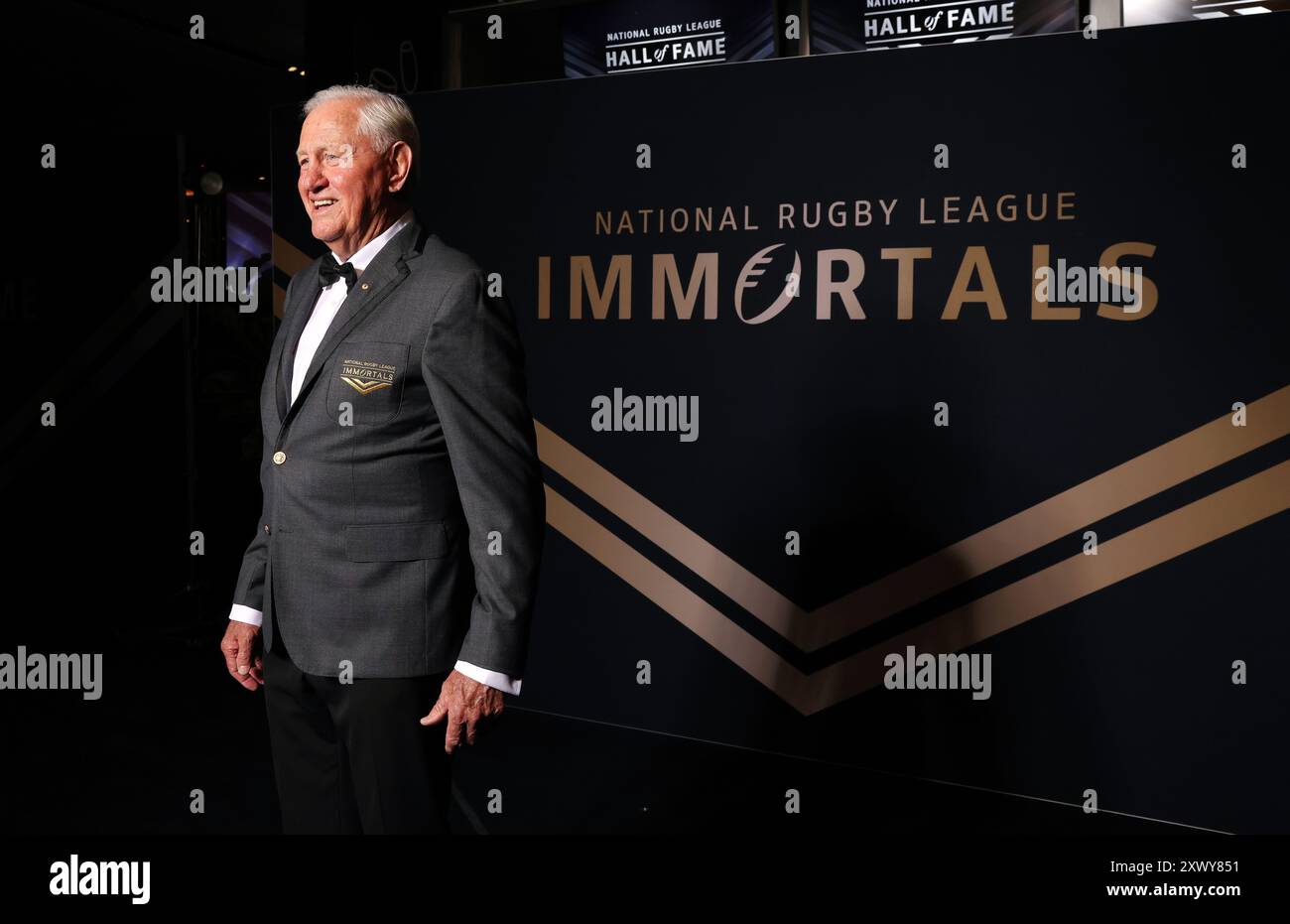 Sydney, Australia. 21st Aug, 2024. Ron Coote was inducted as the 14th ...