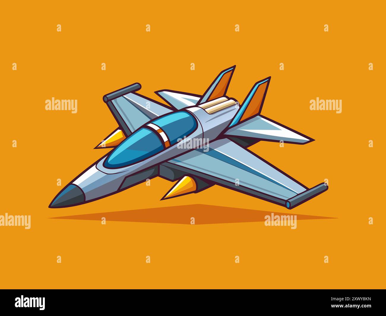 Cartoon military airplane Stock Vector Images - Alamy