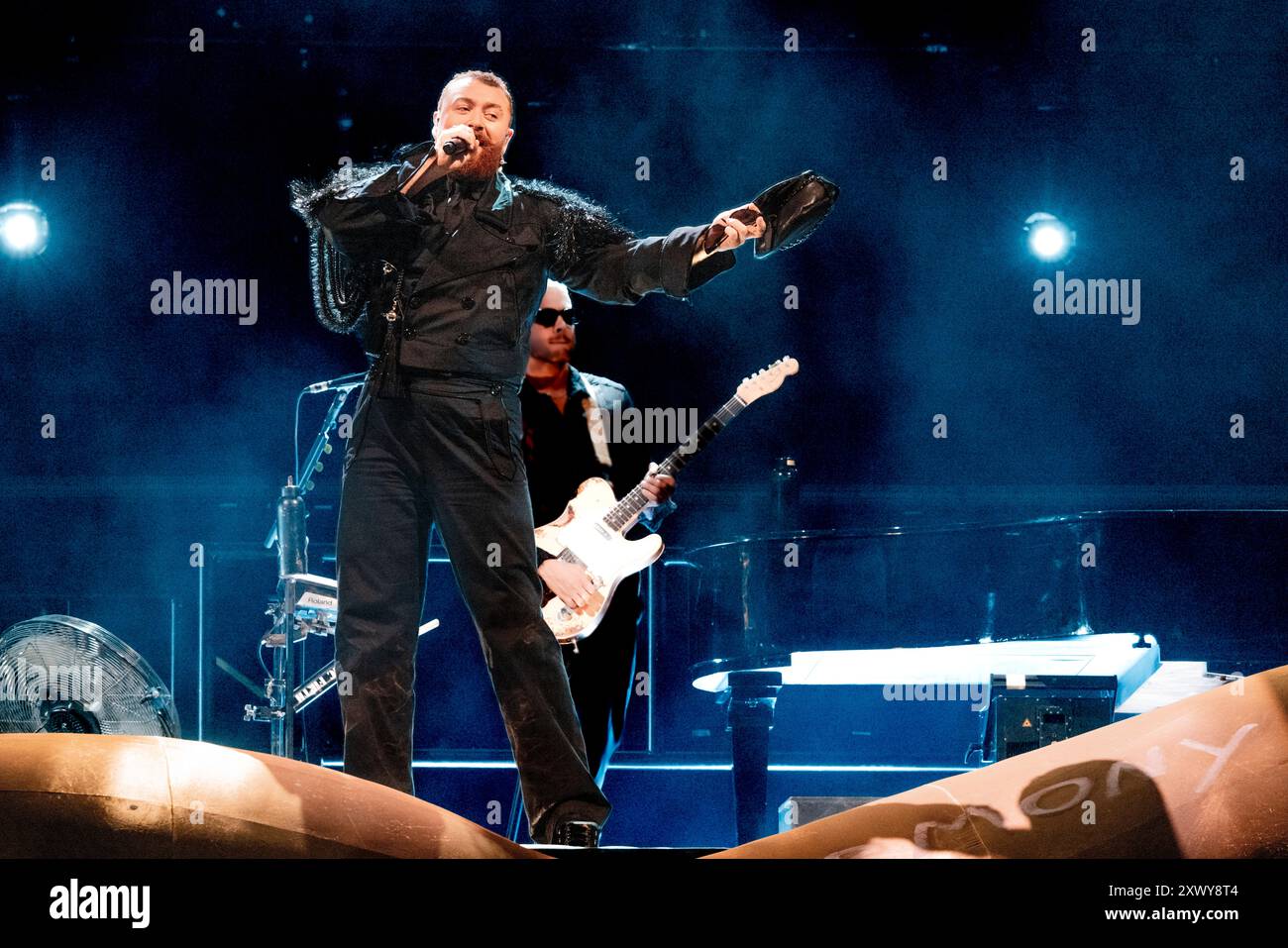 Hungary 11 August 2024 Sam Smith live at Sziget Festival in Budapest ...