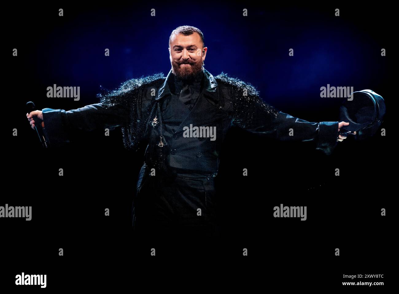 Hungary 11 August 2024 Sam Smith live at Sziget Festival in Budapest ...