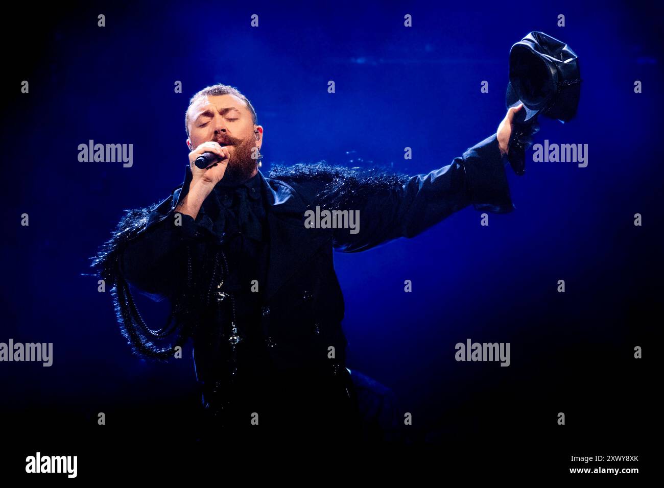 Hungary 11 August 2024 Sam Smith live at Sziget Festival in Budapest ...
