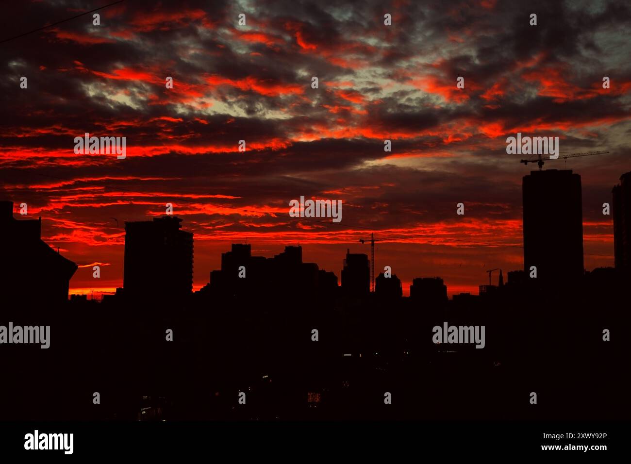 Urban road sunset sky hi-res stock photography and images - Alamy