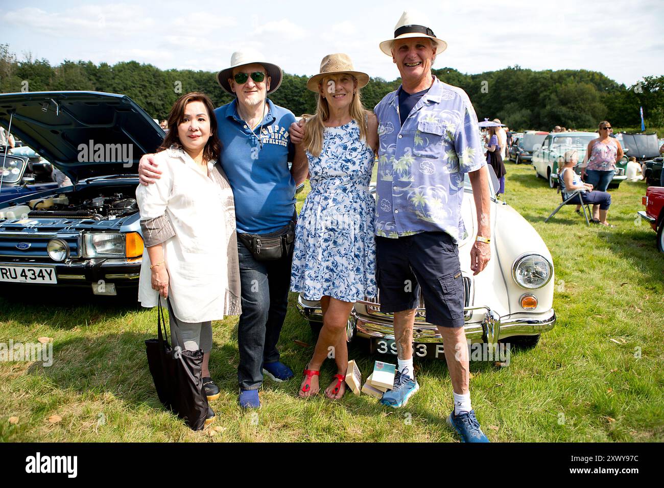 Michael & Karen Slade, (right) with friends,, visitors at the Classics ...