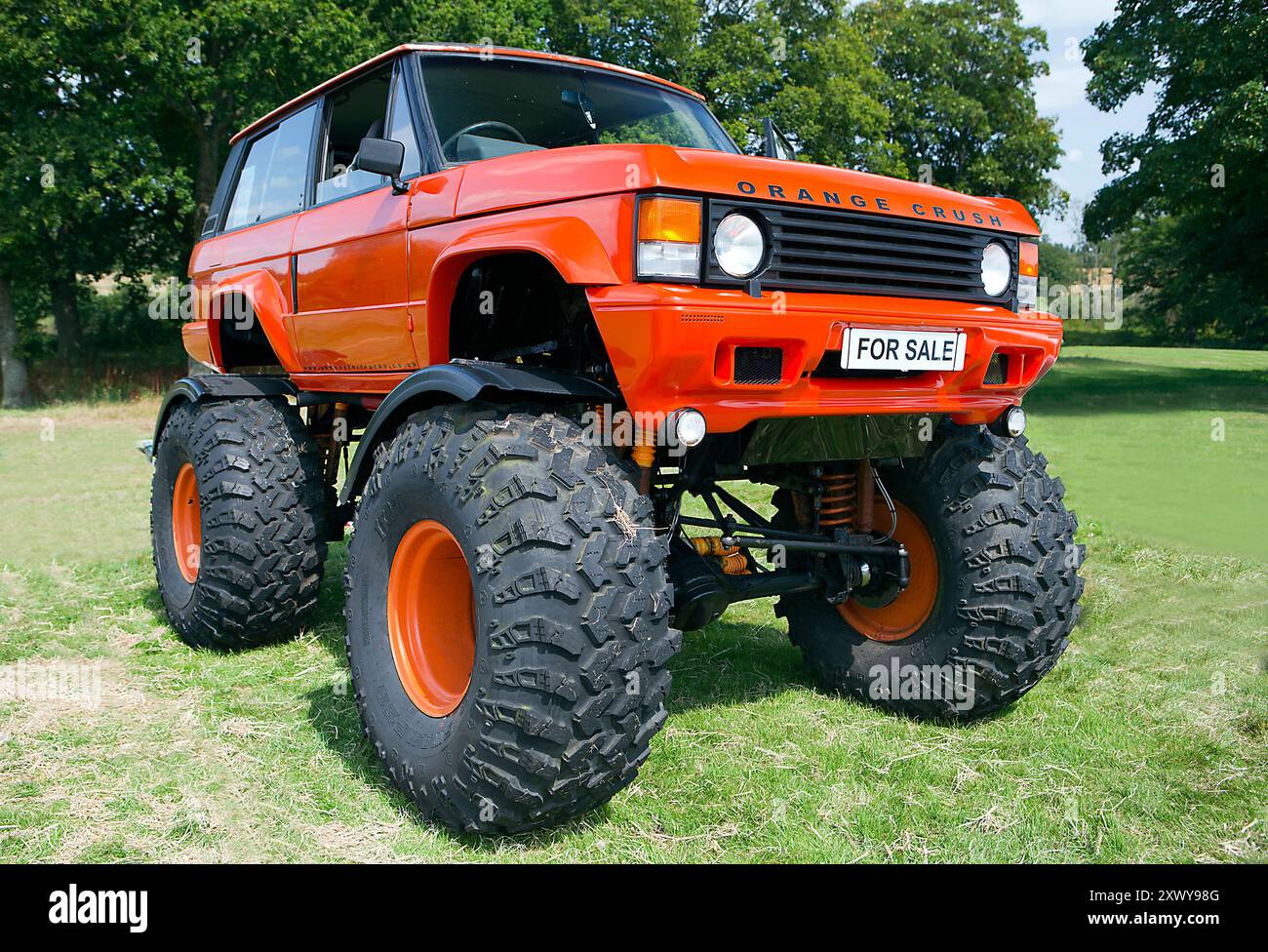 Monster Truck, "Orange Crush" Range Rover at the Classics at Penshurst ...