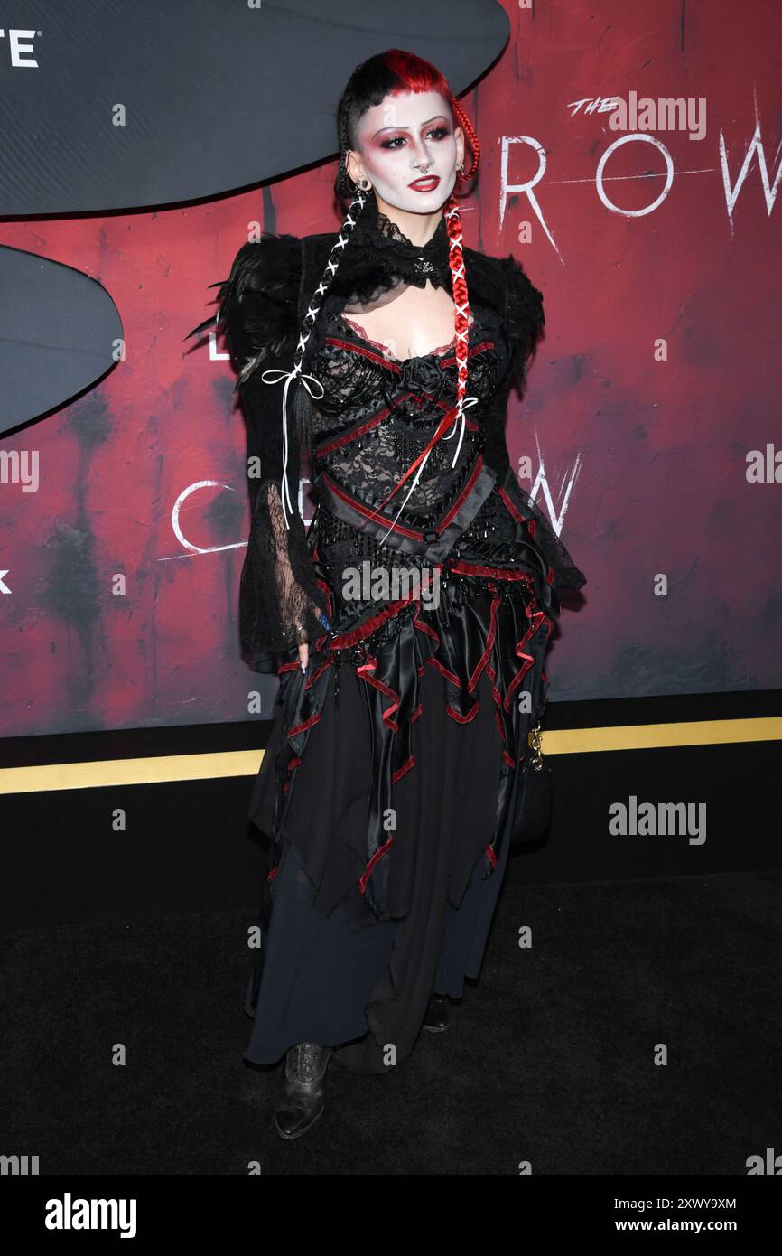 New York, USA. 20th Aug, 2024. Katelyn Desantis attending The Crow film ...