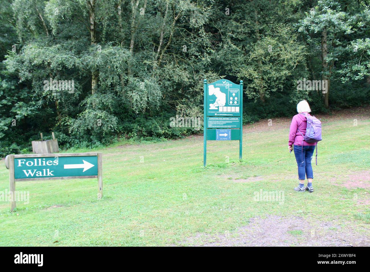 View of Hawkstone Park Follies, Shropshire, England, UK Stock Photo - Alamy
