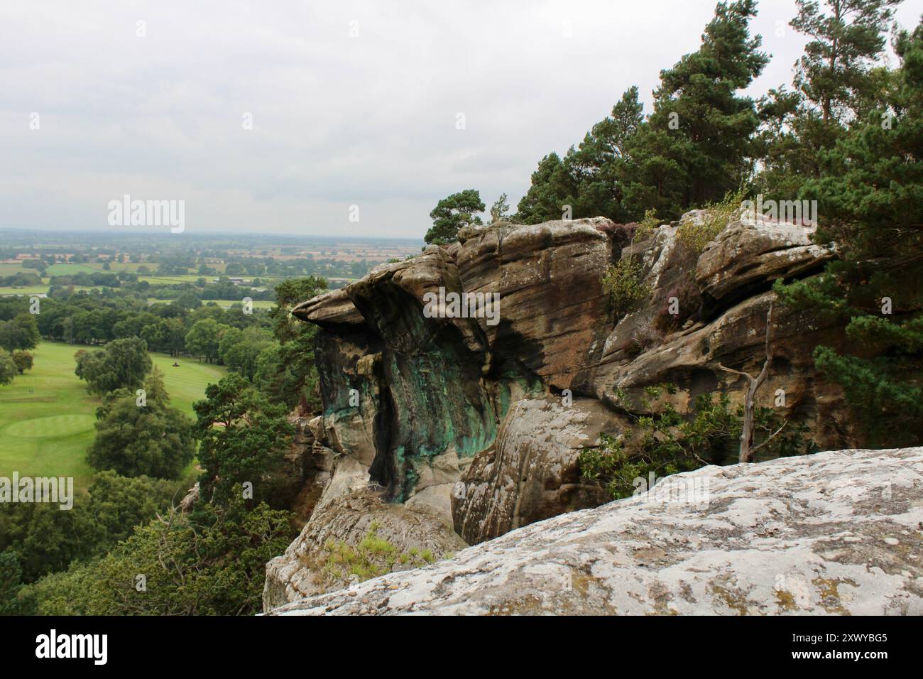 View of Hawkstone Park Follies, Shropshire, England, UK Stock Photo - Alamy