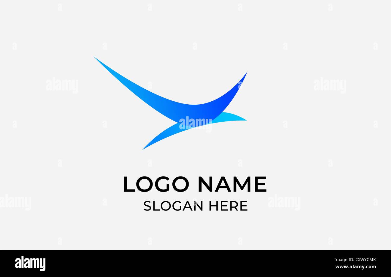 Logo Bird with meaning flight safe and freedom. Logo travel, flight ...