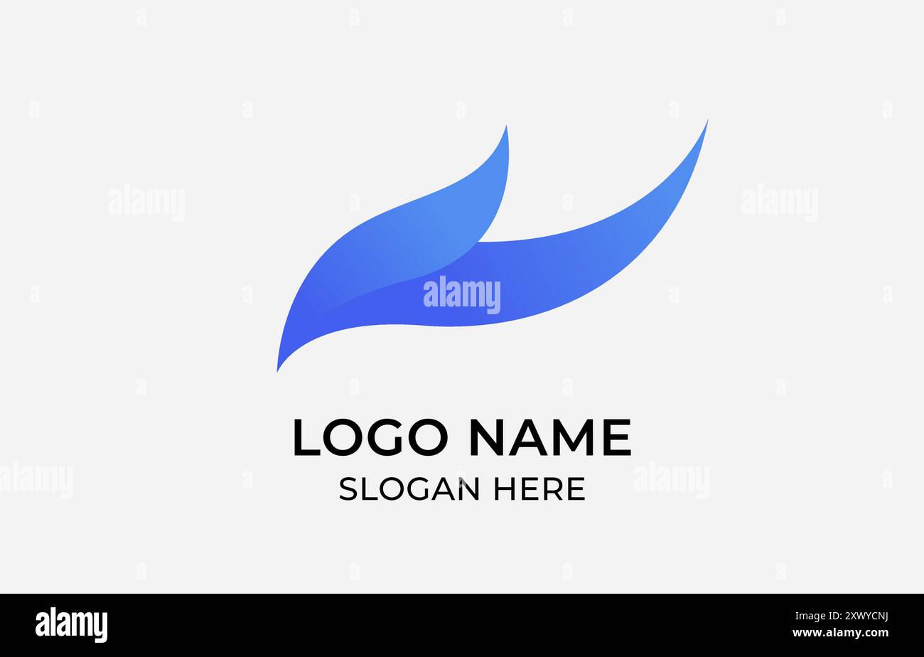 Logo tech minimalist abstract eagle wings bird with meaning hand palm ...