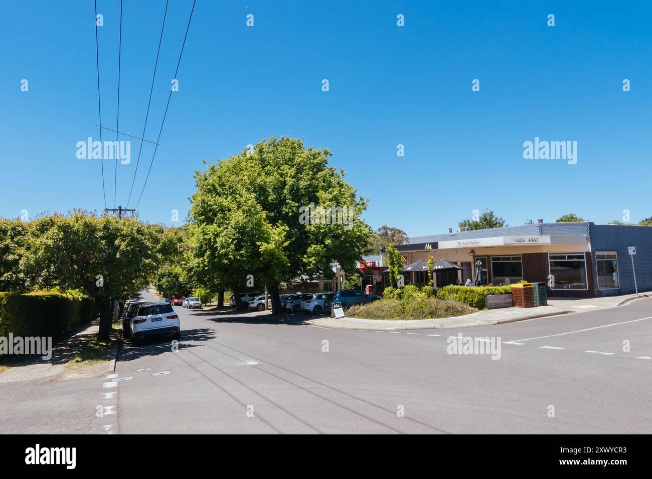 Rural Town of Macedon in Victoria Australia Stock Photo - Alamy