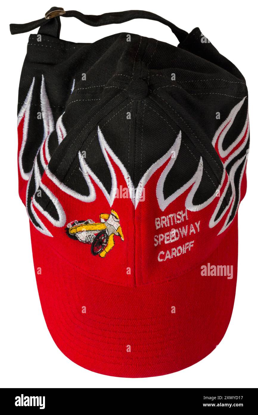 British Speedway Cardiff baseball cap isolated on white background ...