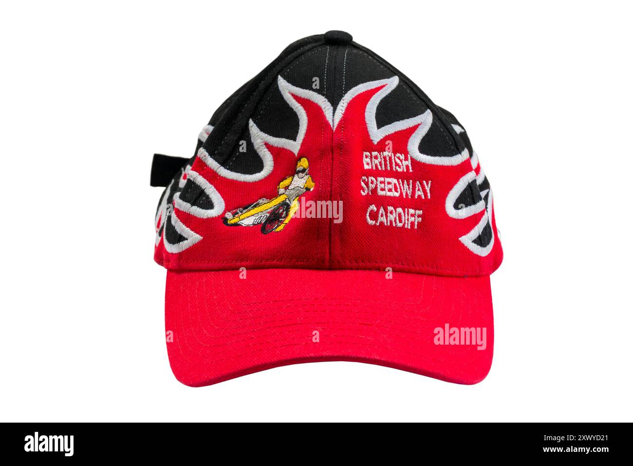 British Speedway Cardiff baseball cap isolated on white background ...