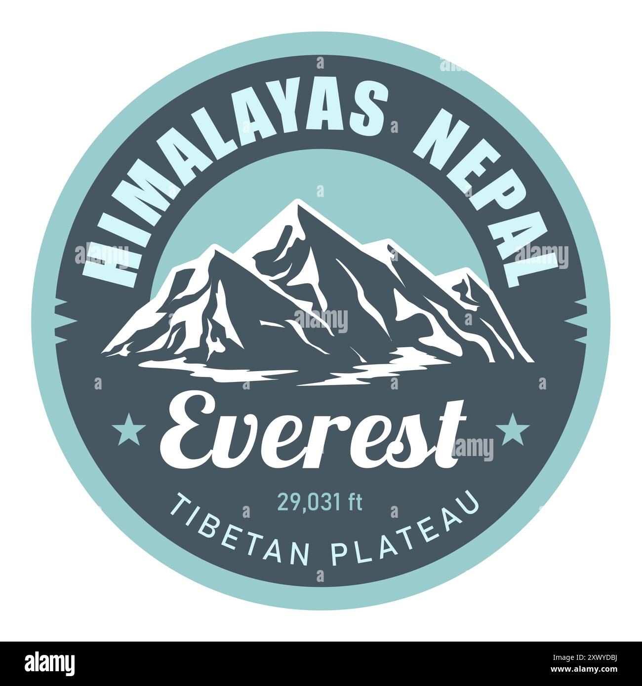 Everest Mountain Logo