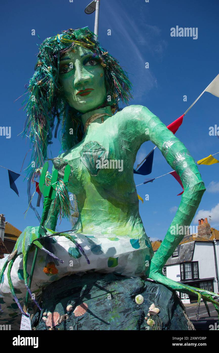 Hastings Winkle club Mermaid Stock Photo - Alamy