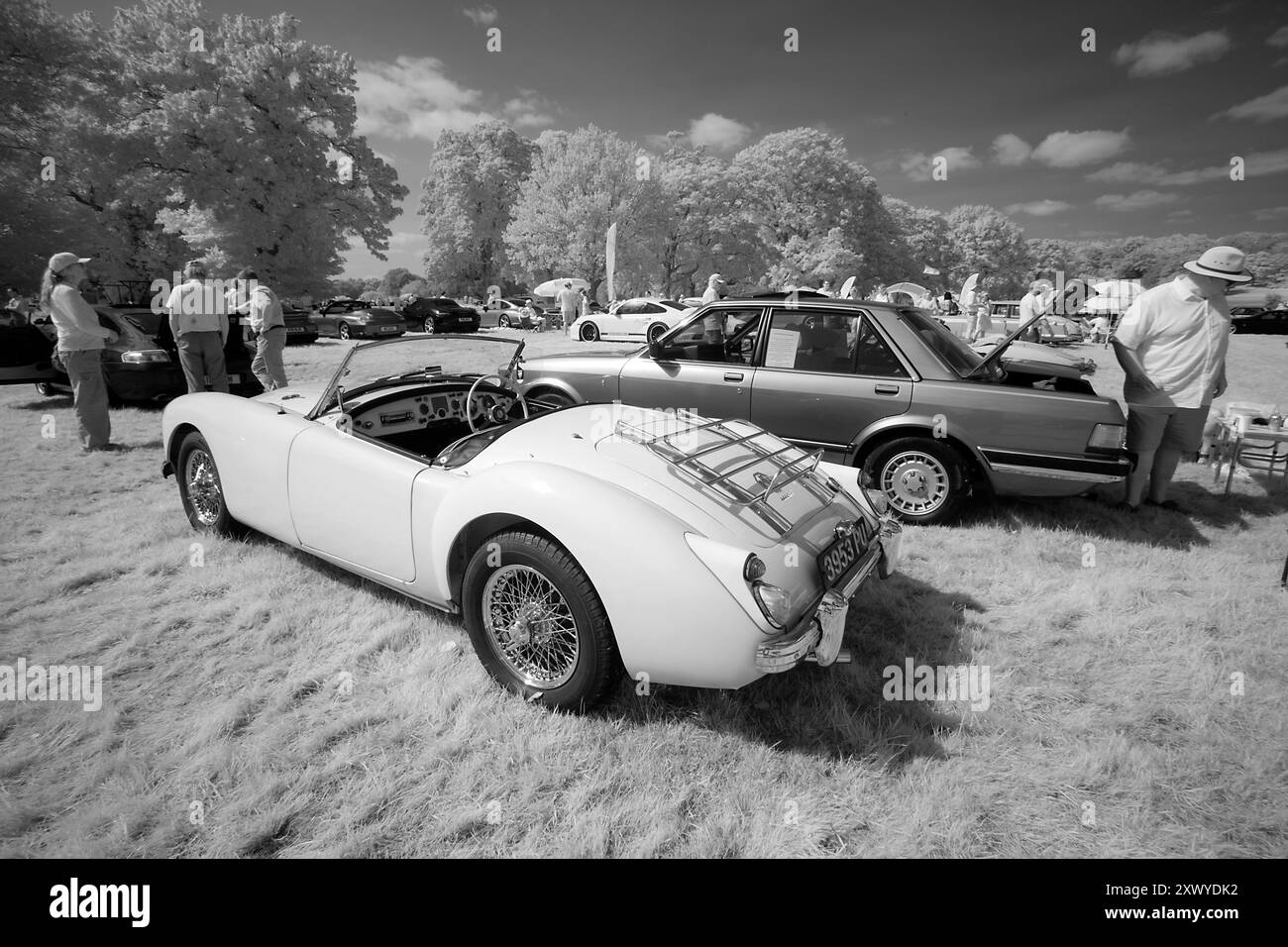 1960 MGA owned by Marc Ellerby & John Langford's 1982 Ford Granada Ghia ...