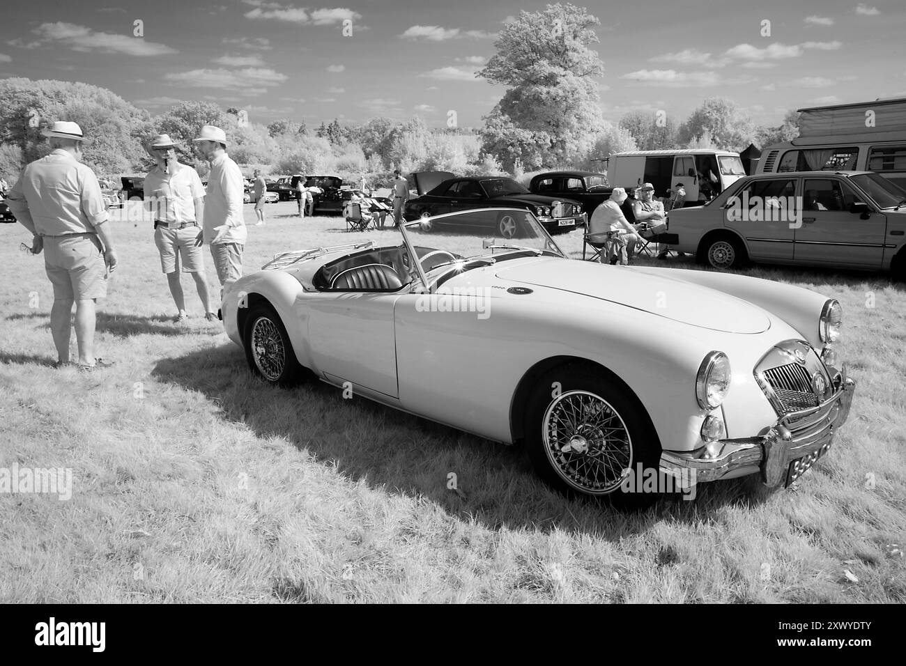 1960 MGA owned by Marc Ellerby at the Classics at Penshurst Car Show at ...