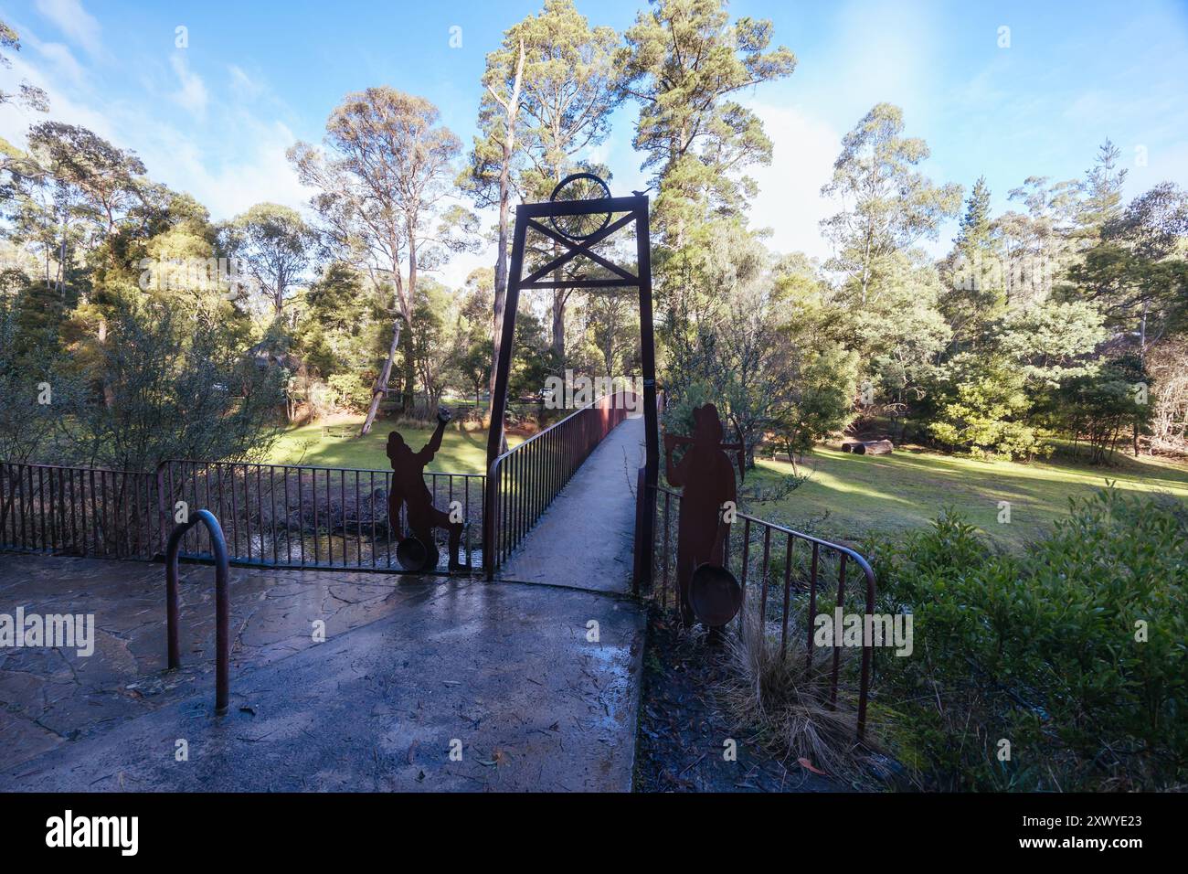 Blackwood Mineral Springs in Victoria Australia Stock Photo - Alamy