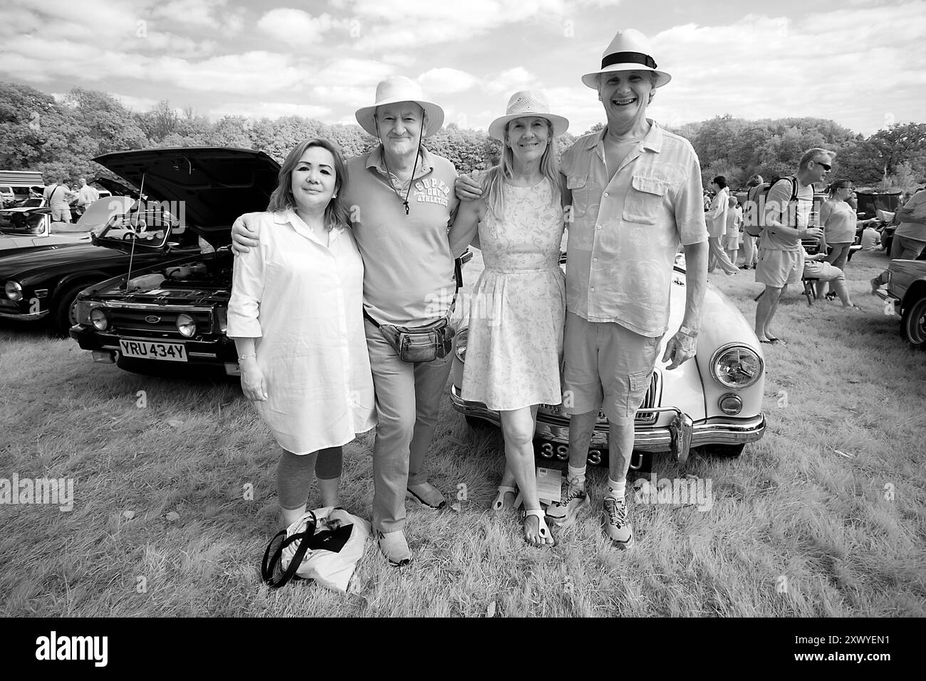 Michael & Karen Slade, (right) with friends,, visitors at the Classics ...