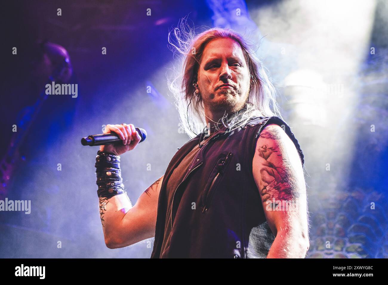 Horsens, Denmark. 16th, August 2024. The British power heavy metal band ...