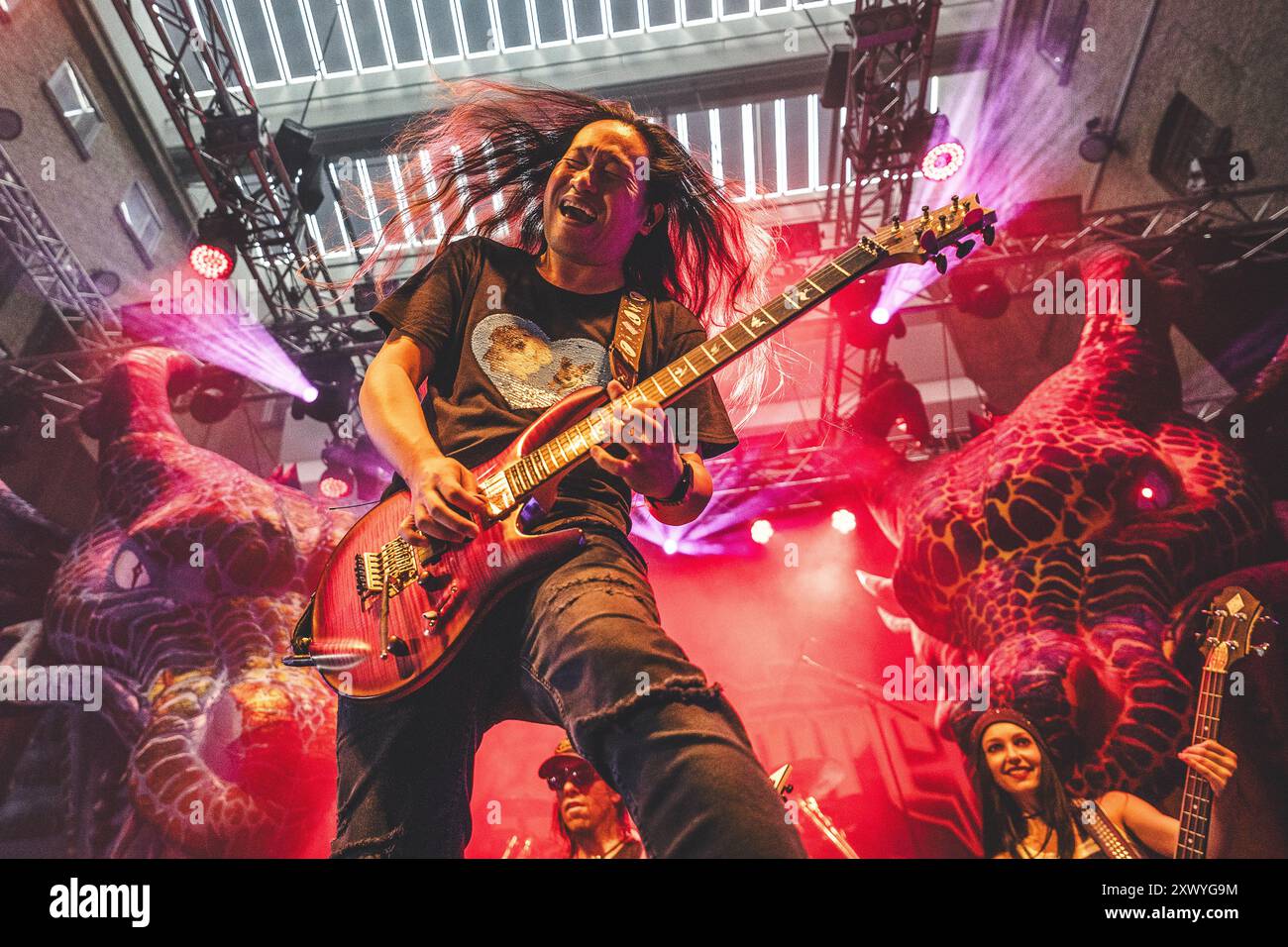 Horsens, Denmark. 16th, August 2024. The British power heavy metal band ...