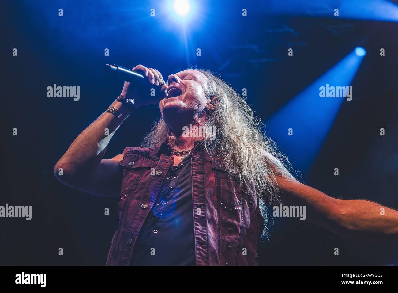 Horsens, Denmark. 16th, August 2024. The Greek power metal band ...