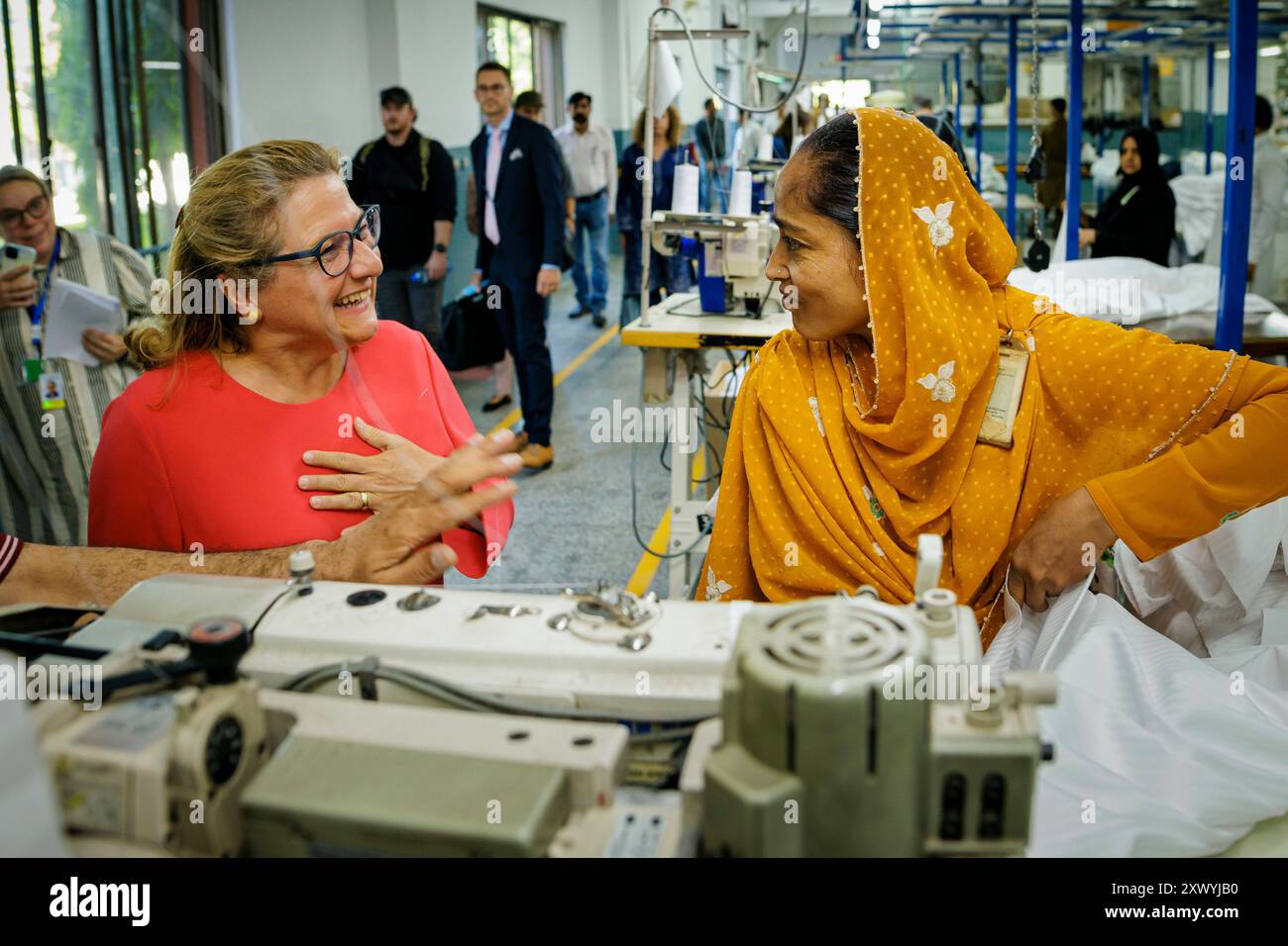 Islamabad, Pakistan. 21st Aug, 2024. Svenja Schulze (SPD), Federal ...