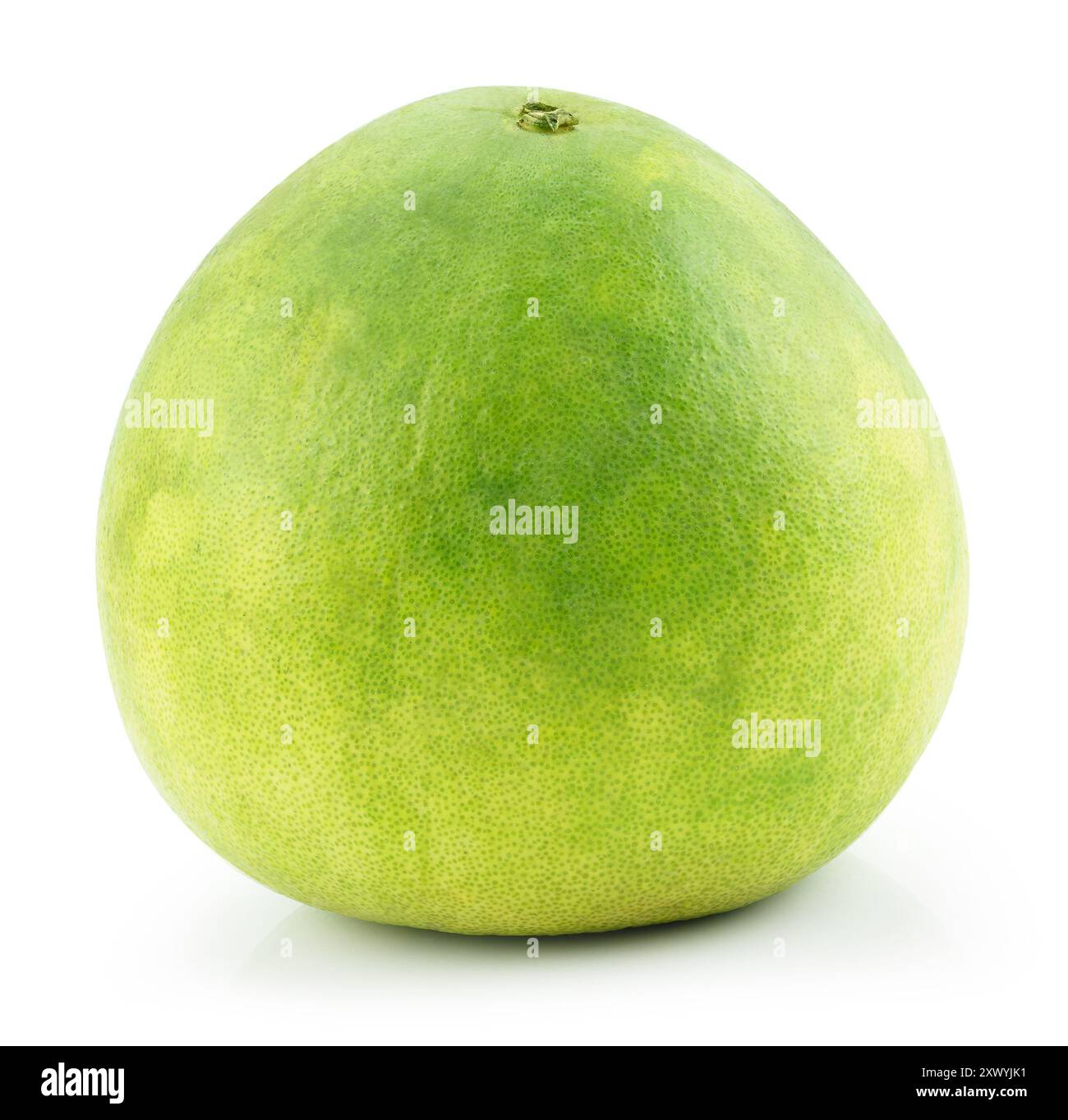 Green pomelo citrus fruit isolated on white with clipping path Stock ...