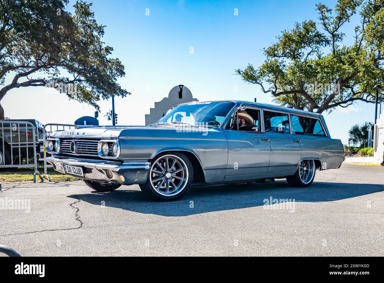 Gulfport, MS - October 02, 2023: Low perspective front corner view of a ...