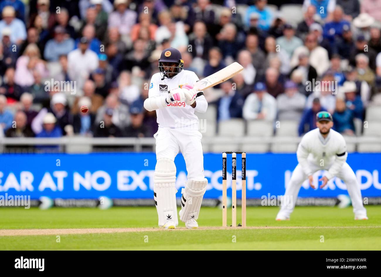 Sri Lanka's Milan Rathnayake batting during day one of the First ...