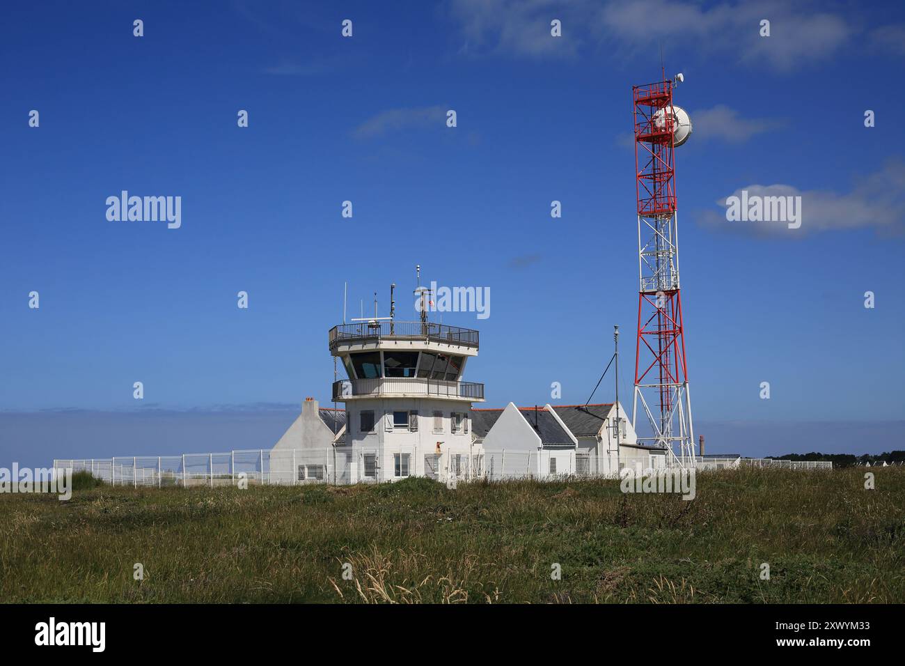 Semaphore de Talut, Domois, Belle Ile en Mer, Brittany, France Stock ...