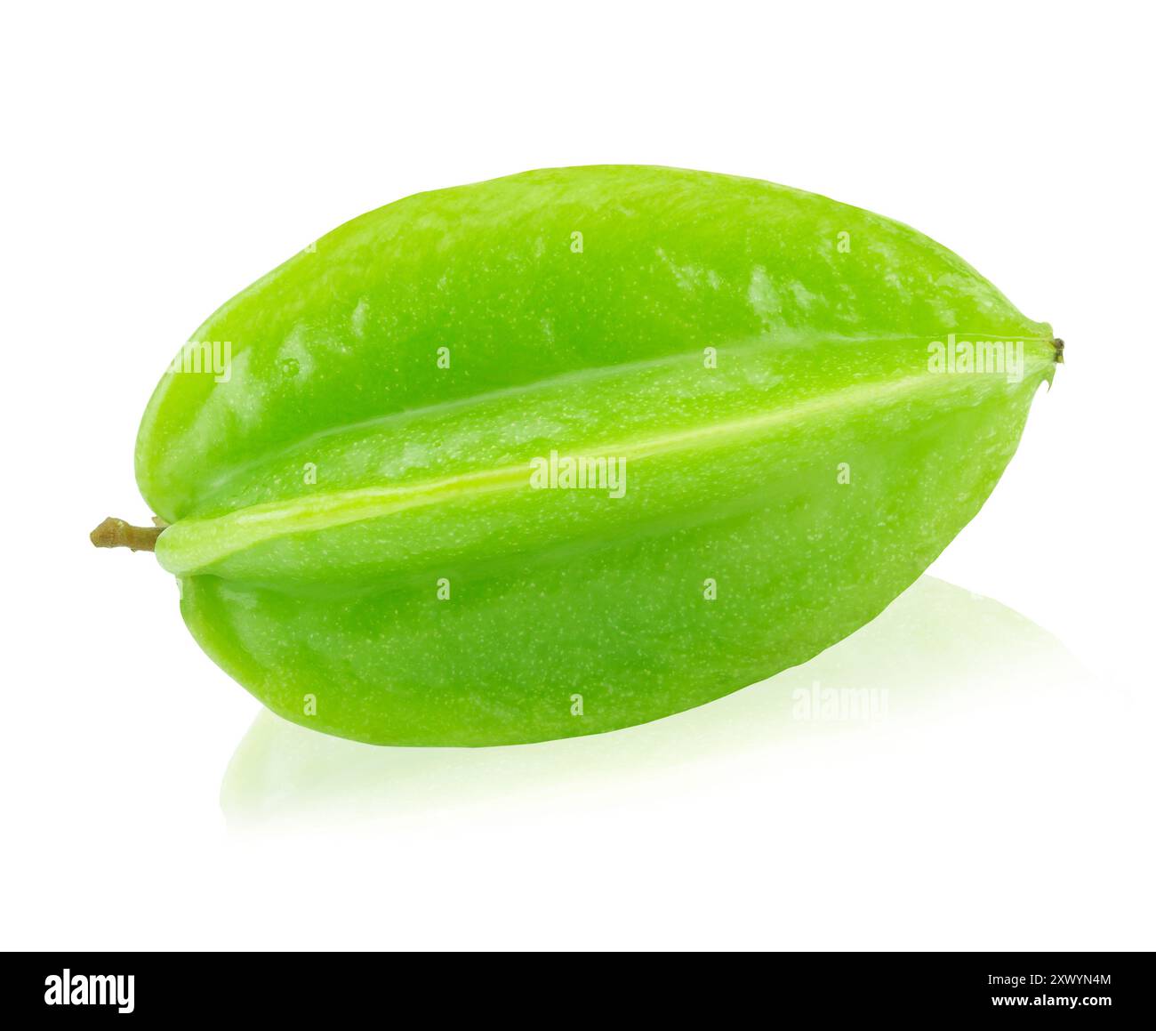 fresh star fruit (carambola) isolated on a white background Stock Photo ...