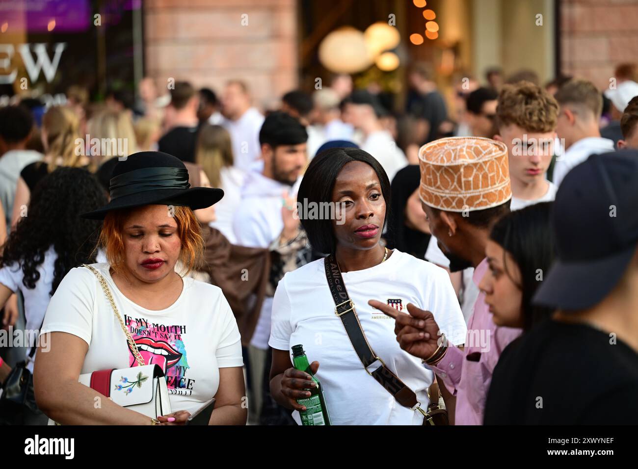 People on the street during the annual Malmö festival Stock Photo - Alamy