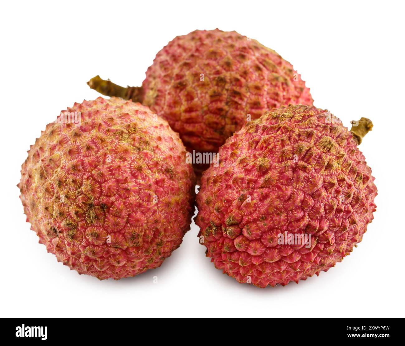 Lychee. Fresh lychees isolated on white Stock Photo - Alamy